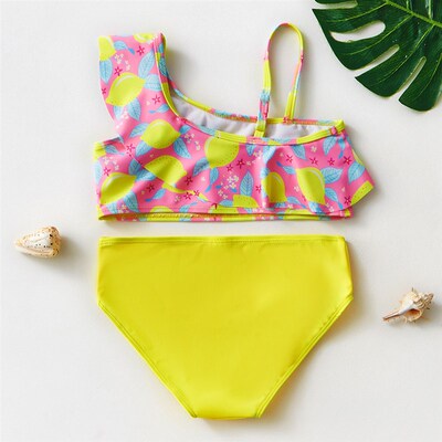 Girls Bikini 3~10Years Girls Swimsuit Ruffle style Swimming