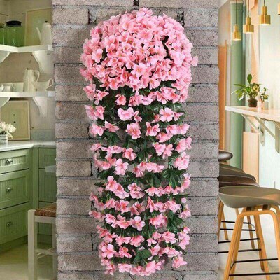 Artificial Flowers For Outdoors Hangable Faux Vine For
