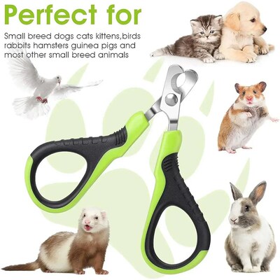 Stainless Steel Dog Nail Clipper Scissors Cat Nail Toe Claw