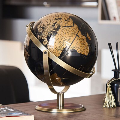 Retro World Globe Decoration Terrestrial Globe World Map Glo