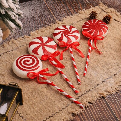 ColorfulChristmas lollipop decoration props圣诞棒棒糖装饰