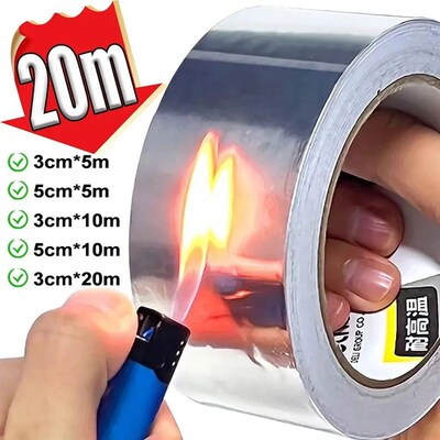 Aluminum Foil High-Temperature Tape Cooktop Self-Adhesive Gr