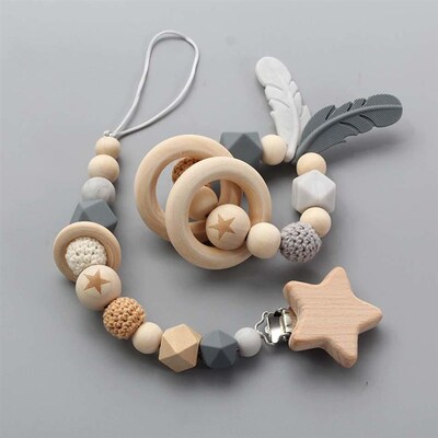 New Baby Pacifier Clip Chain Dummy Holder Nipples Children P