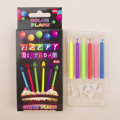 Birthday candles local gold bright gold pencil candle long