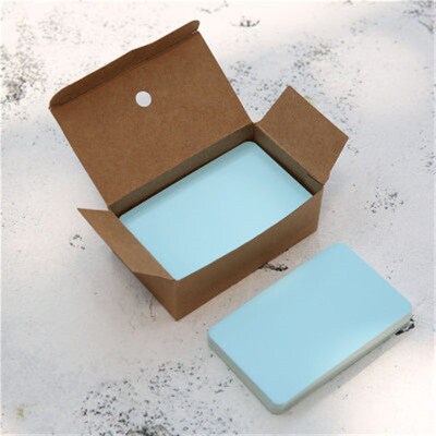 100pcs Blank Kraft paper Business Cards Word Card Message