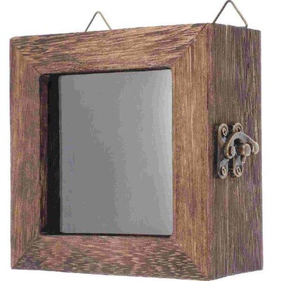 Vintage Specimen Box Flower Frame Double Picture Frames