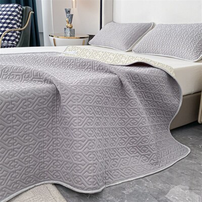 cooling summer sleeping mat latex bed mat fitted  sheets set