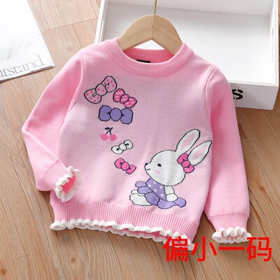 Girls Sweaters Spring Autumn RoundNeck 2025 Kids LongSleeve