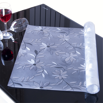 确保厚度!透明软玻璃桌布磨砂水晶垫水晶板台布pvc防水免洗隔热