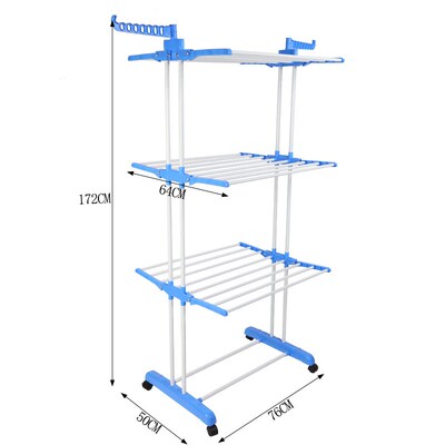 clothes drying rack fold laundry garment dryer hanger 杆衣架