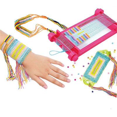 DIY Handmade Knitting Art Craft Activity Weaving Machine Bra