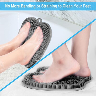 Foot Scrubber Mat Shower Foot Cleaner Foot Massager Mat