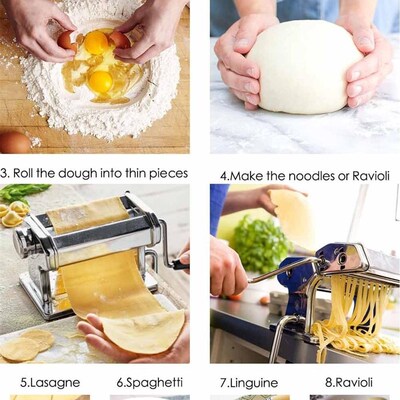 Noodle Pasta Maker Stainless Steel Nudeln Machine Lasagne Sp