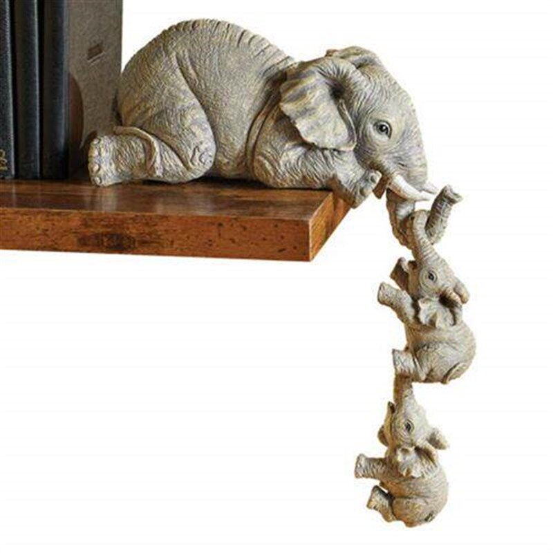 Elephant suit with a happy life gift for a mother and an ele
