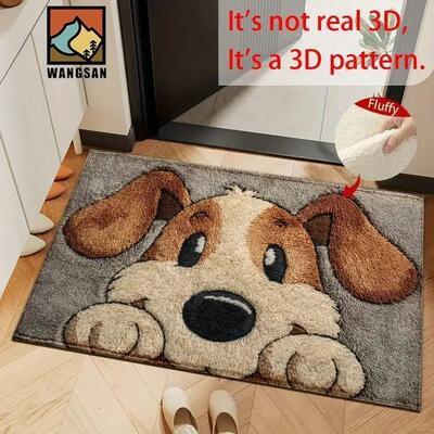 Christmas Door Mat Santa Claus Outdoor indoor Decor Foot Mat