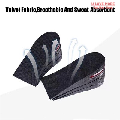 Height Increase Insoles for Men Women Elevator Shoes Cushion