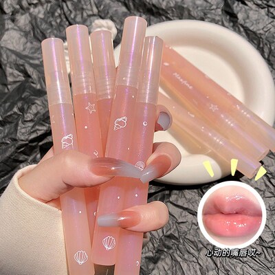 Mirror Water Lip Gloss Water Glossy Lip Glaze Transparent Li