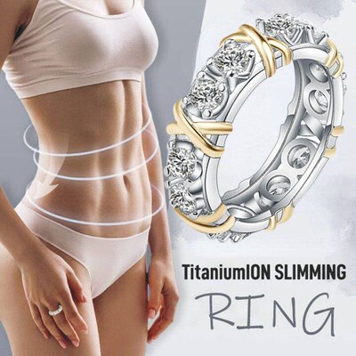 Fashion Cubic Zirconia Delicate Women Weight Loss Ring Coupl