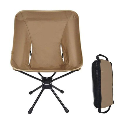 Swivel Detachable Chairs Camping Folding Chair Outdoor Backp