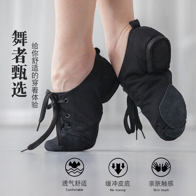 Dance Shoes for KidsAdult Canvas Jazz Ballet Shoes Low Cut f