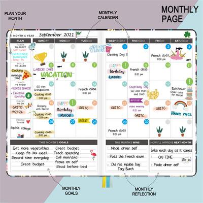 2023 Agenda Planner Notebook Diary Undated Weekly Planner Go