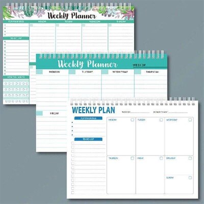To Do List Notepad Daily Planner Notepad Schedule Weekly