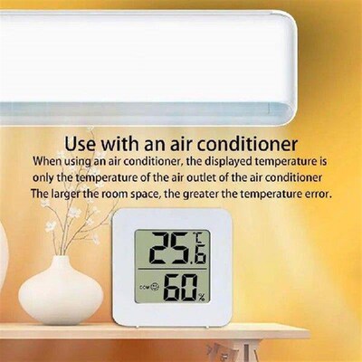 Indoor Mini Temperature and Humidity Meter, Bedroom