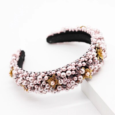 Granular Crystal Sponge Hairband fashion net red hair access