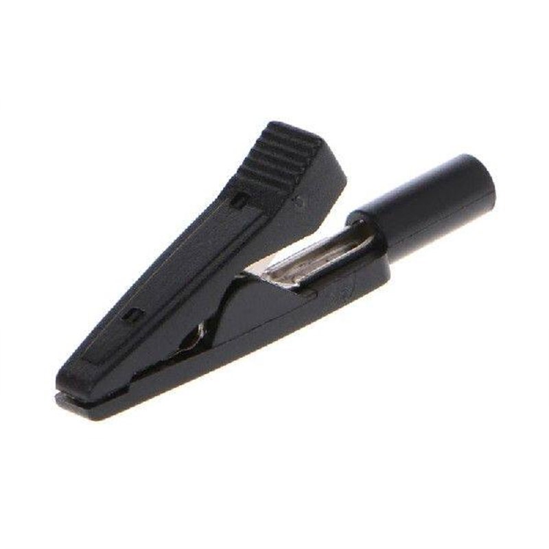 2 Pcs Insulated Alligator Clip 2mm Banana Female Adapter