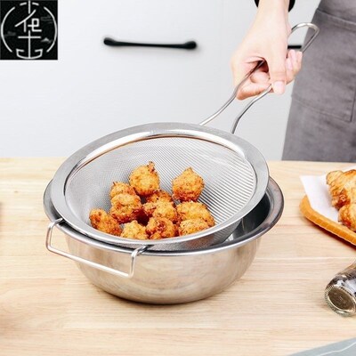 Sieve super fine juice soy milk hot pot Fried sieve