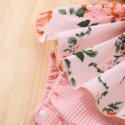 Ma&Baby 0-18M Newborn Infant Baby Girl Romper Long Sleeve Bo