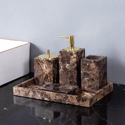 Marble European Style Light Luxury Bathroom Supplies
