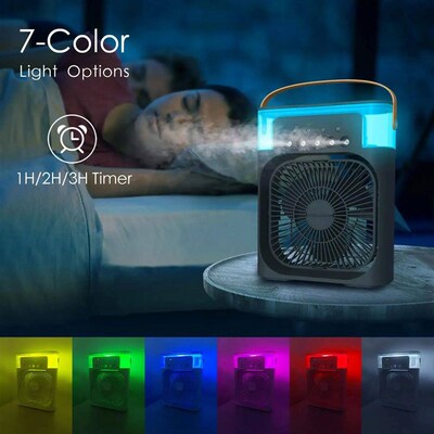 Misting Fan With Five Holes For Humidification Portable Hand