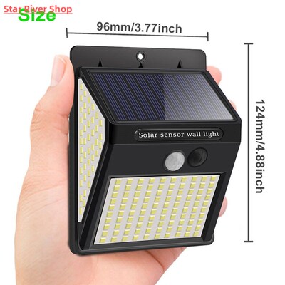 3Mode Waterproof 230 LED Solar Motion Sensor Lights Outdoor