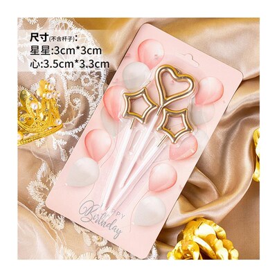 Birthday candles local gold bright gold pencil candle long