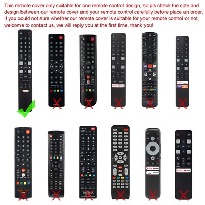 Protective Sheath ver Fit for TCL TV Remote Control RC802N S