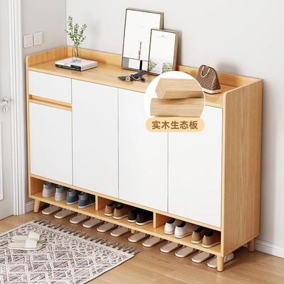 实鞋柜家用量门口入32584户门室木内玄关柜大容储鞋物柜一体收纳