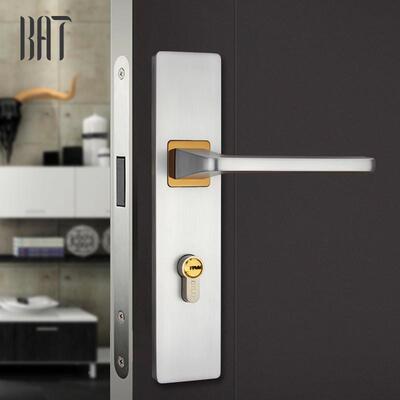 静86868厂家锁室内门锁现代简约锌合金锁具门手木门锁高端把音锁