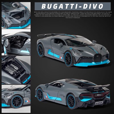 Free Shipping New 1:32 Bugatti Veyron divo Alloy Car Model D