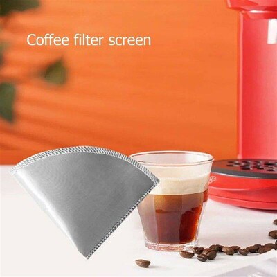 10/5/1pcs Reusable Pour over Coffee Filter Mesh Paperless