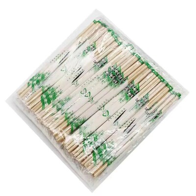 50 pairs/pack Disposable chopsticks Bamboo round chopsticks