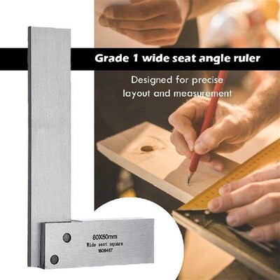Machinist Square 90 Right Angle Ruler Protractor Carpenter