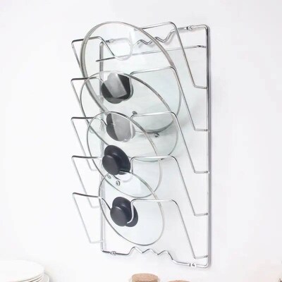 Kitchen Organizer Rack Wall Hanging Pot ver Rack Five-Layer