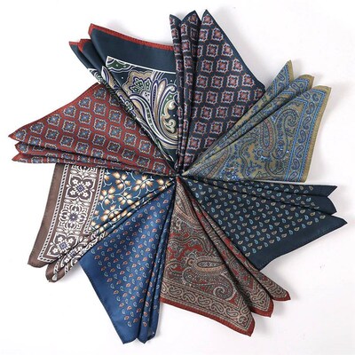Tailor Smith Mens Hanky Pocket Squared Handkerchief Polyeste