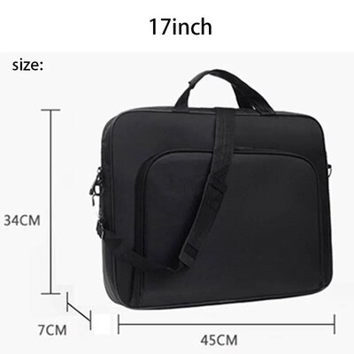 15.6/17inch Business Office Laptop Bag Large Capacity Handhe