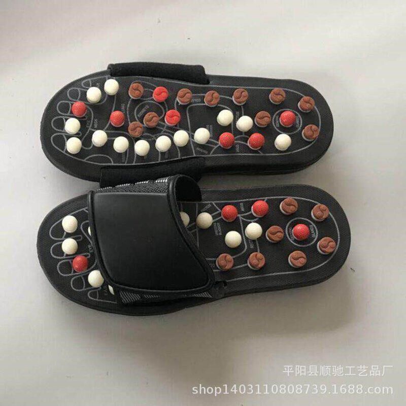 Feet Massage Slippers Foot Reflexology Acupuncture Therapy M