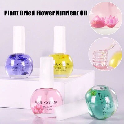 15ML Dried Flower Cuticle Nutrient Oil Nourish Repair Damage
