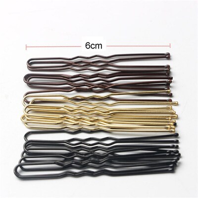 50 Pcs/Bag 6cm Hair Pins And Clips U Shaped Hairclip Bobby P