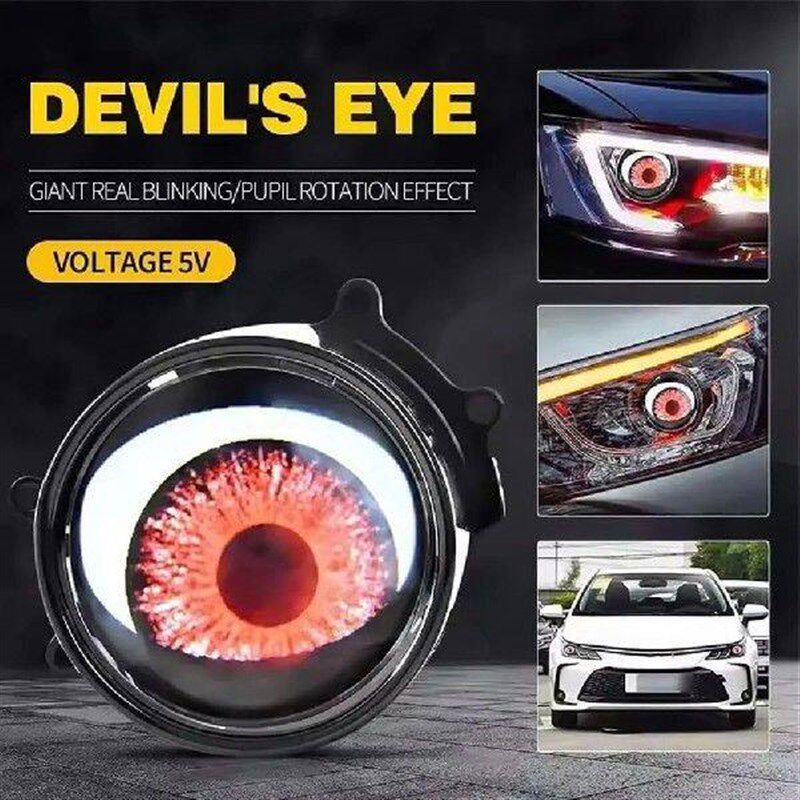 Cool Decoration Dynamic LED Car Headlights Devil Eye LED