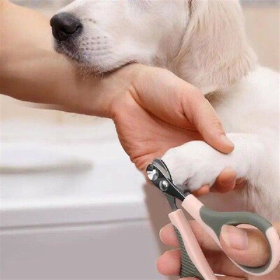Non Slip Handles Cat Nail Clippers Avoid Over Cutting For